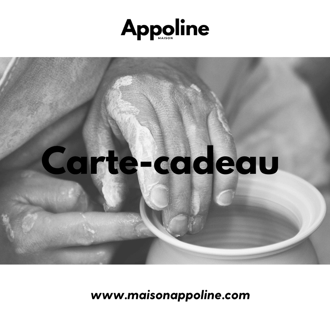 Carte-cadeau I Appoline I Décoration durable et design